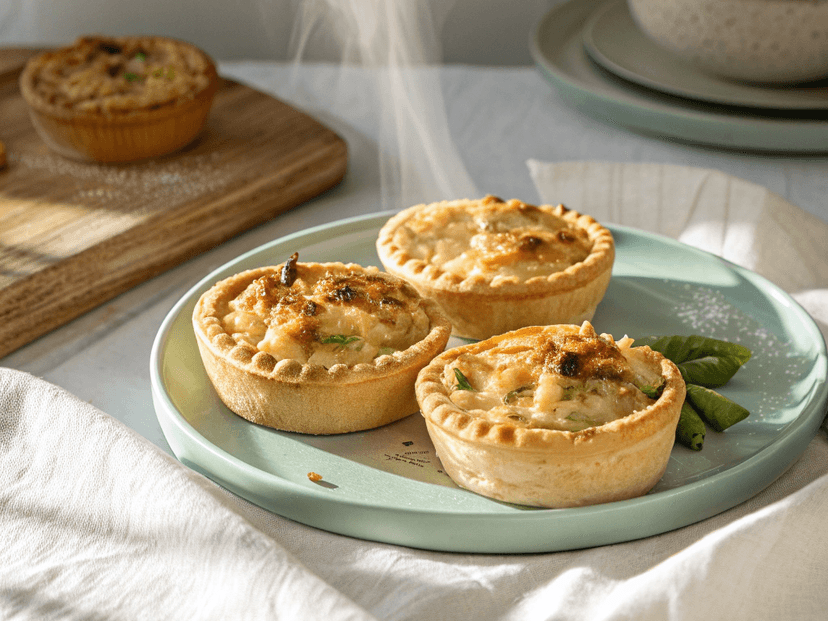 Chicken & Leek Open Pies - Lucas Brothers Butchers - Lucas Brothers ...