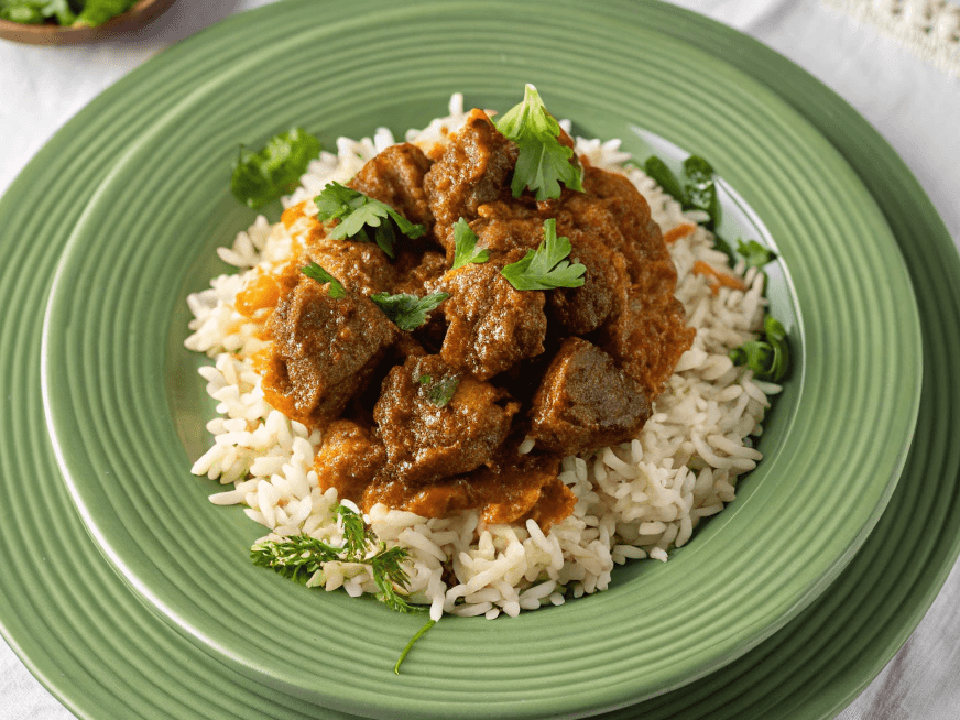 Lamb Rendang Curry w/ Pilaf Rice - Lucas Brothers Butchers - Lucas ...